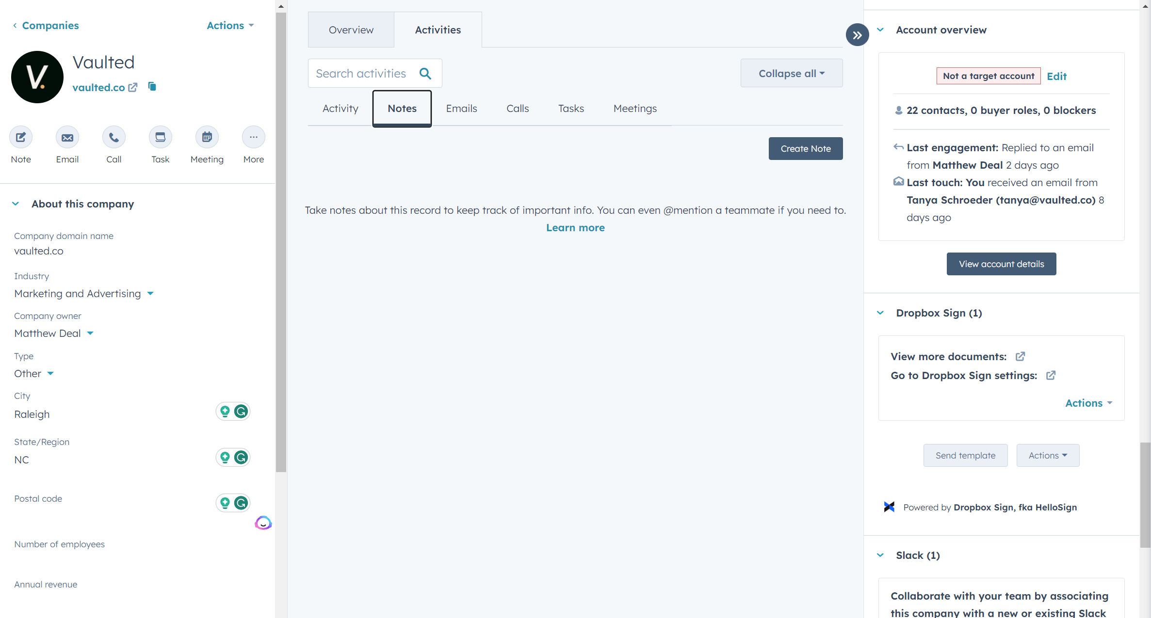 HubSpot Target Accounts